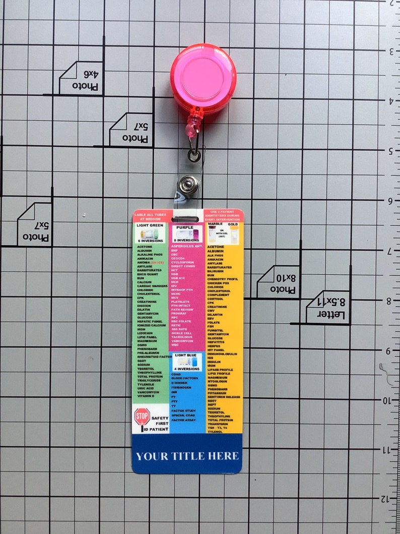 Specimen Badge, Lab Specimen Badge - Etsy