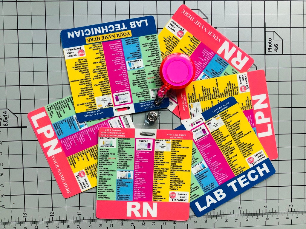 Lab Tech Specimen Badge. Specimen Badge blue - Etsy