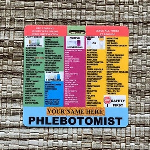 Phlebotomist Name Badge - Etsy