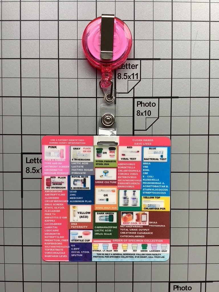 Lab Tech Specimen Badge. Specimen Badge (blue) - Etsy