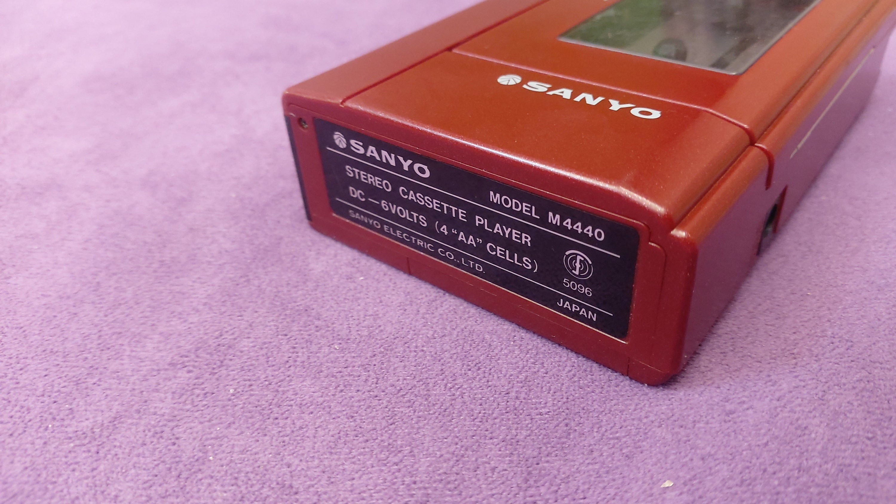 Vintage Sanyo Stereo Cassette Player M4440 Walkman Japan - Etsy