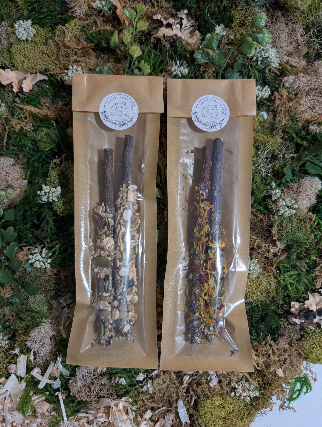 Homemade Flower Forage and Seed Apple Wood Tasty Sticks - Homemade ...