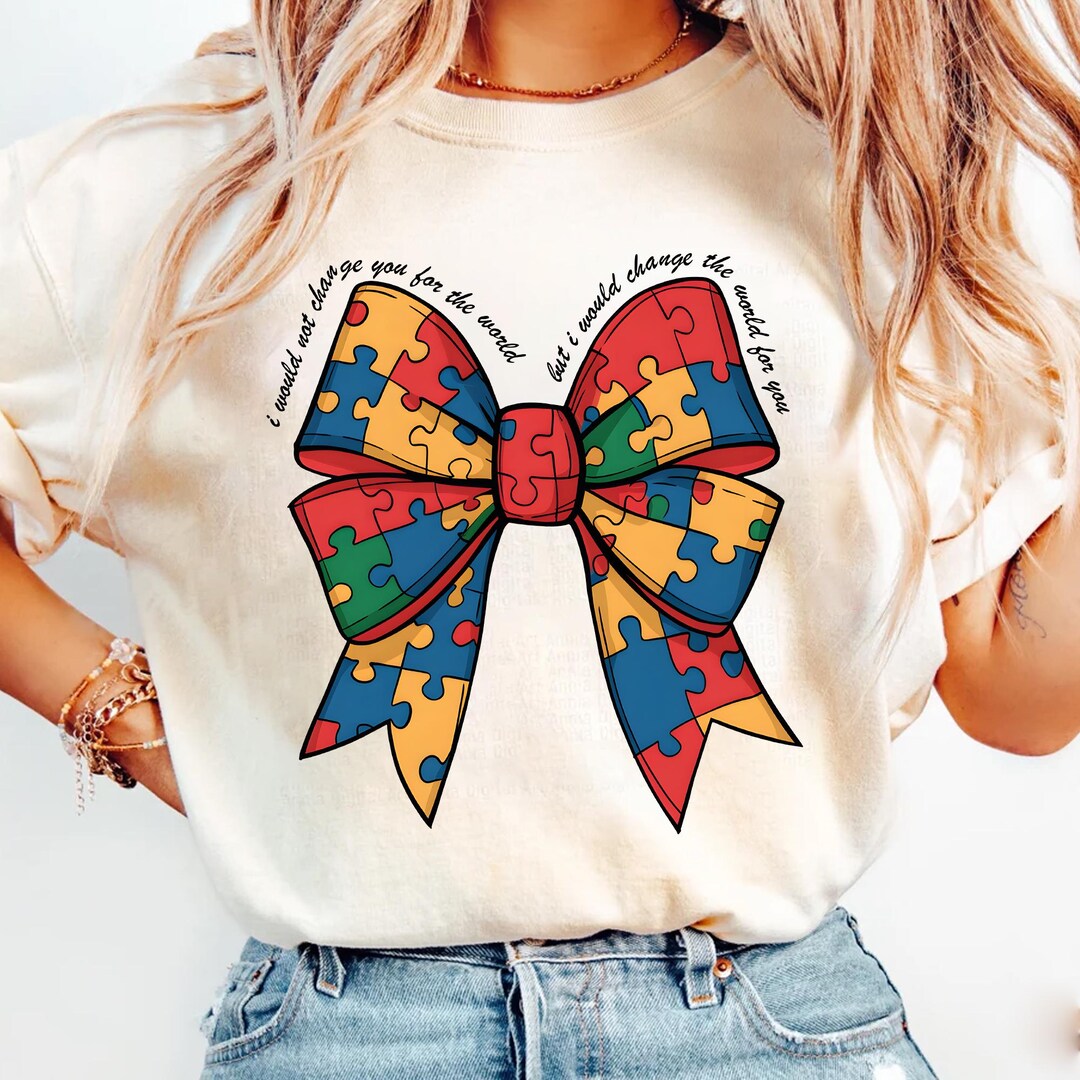 Autism Png, Autism Bow Png, Autism Awareness Png, Coquette Bow Png ...