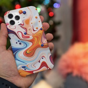 Paint Swirls and Bubble Blisters iPhone Case - Etsy