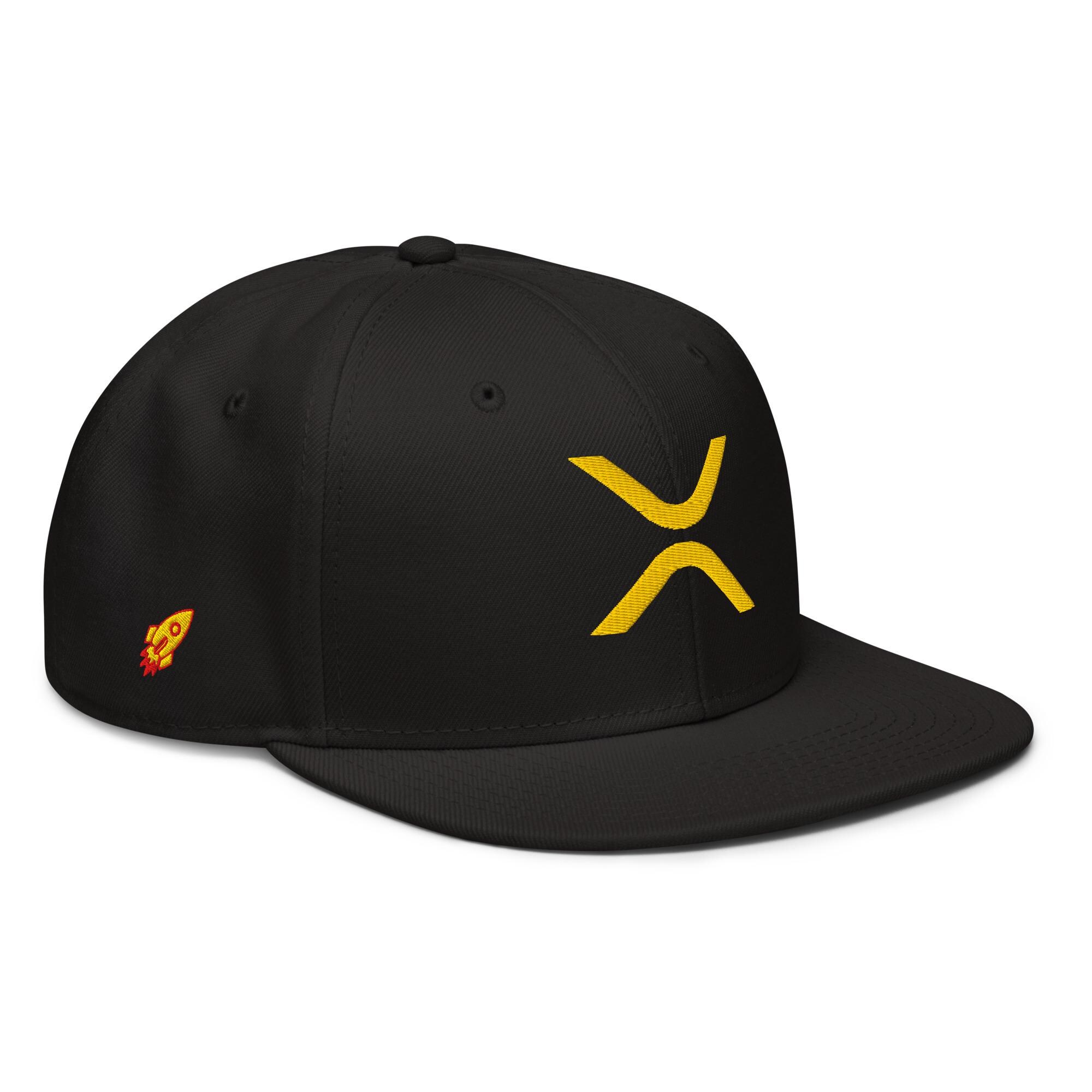 XRP Double Rocket Snapback Hat – Ignite the Future in Gold & Red - Etsy