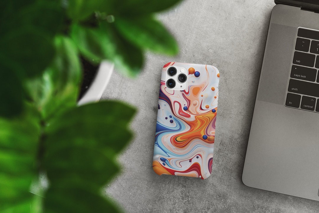 Paint Swirls and Bubble Blisters iPhone Case - Etsy