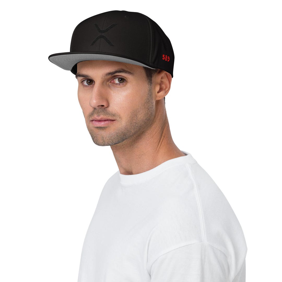 Dark XRP Red Rocket 589 Snapback Hat - Etsy