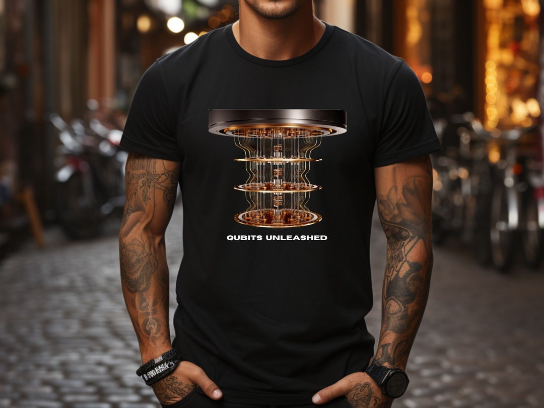 Unisex Quantum Computing Enthusiast Tee - Futuristic Qubits T-shirt ...