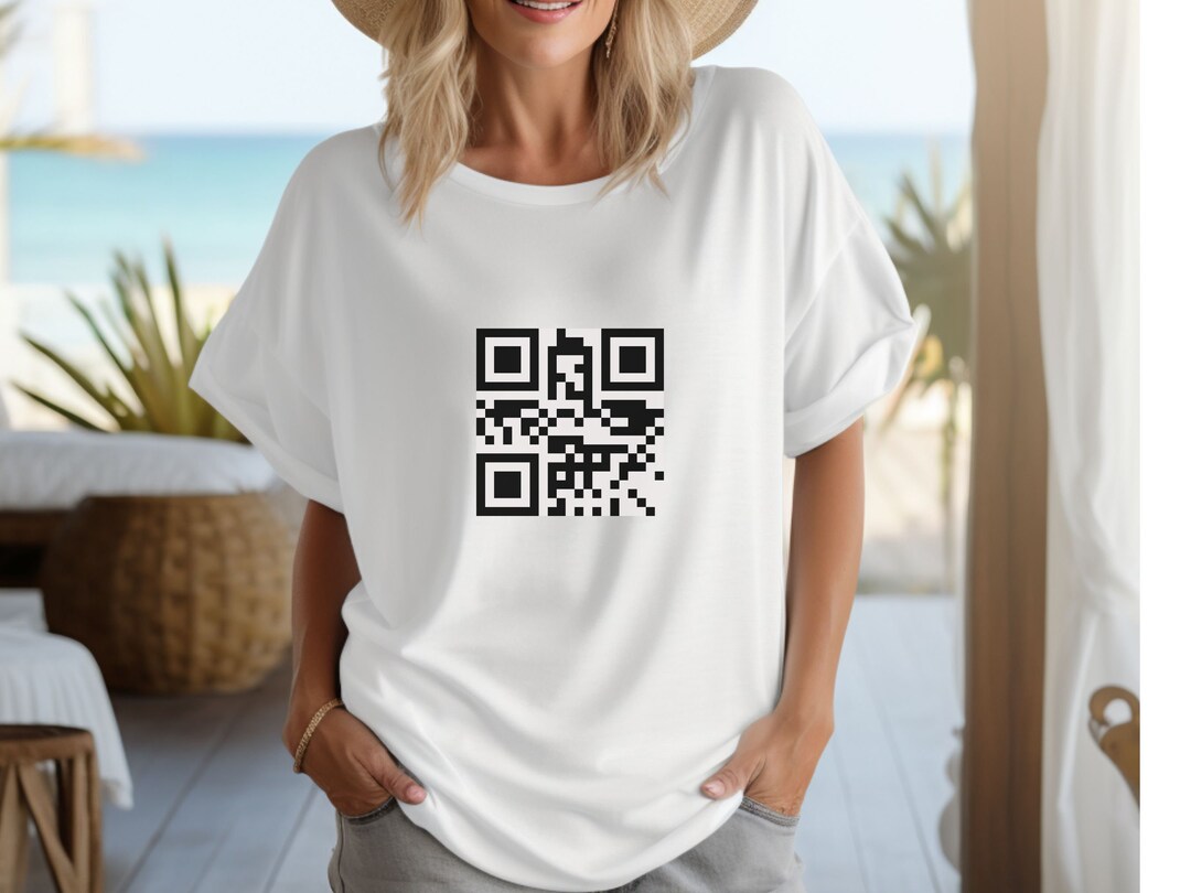 Unisex Funny F**ck off T-shirt, QR Code Shirt, Gift for Women or Men, F ...