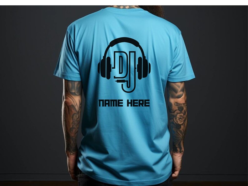 Personalized DJ Vibes: Custom Name Shirt, Funny Disc Jockey Tee, Unique ...