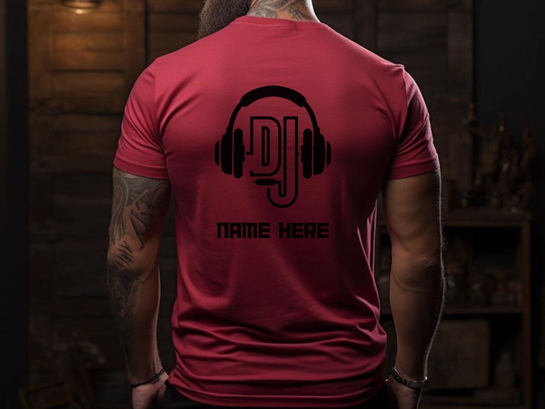 Personalized DJ Vibes: Custom Name Shirt, Funny Disc Jockey Tee, Unique ...