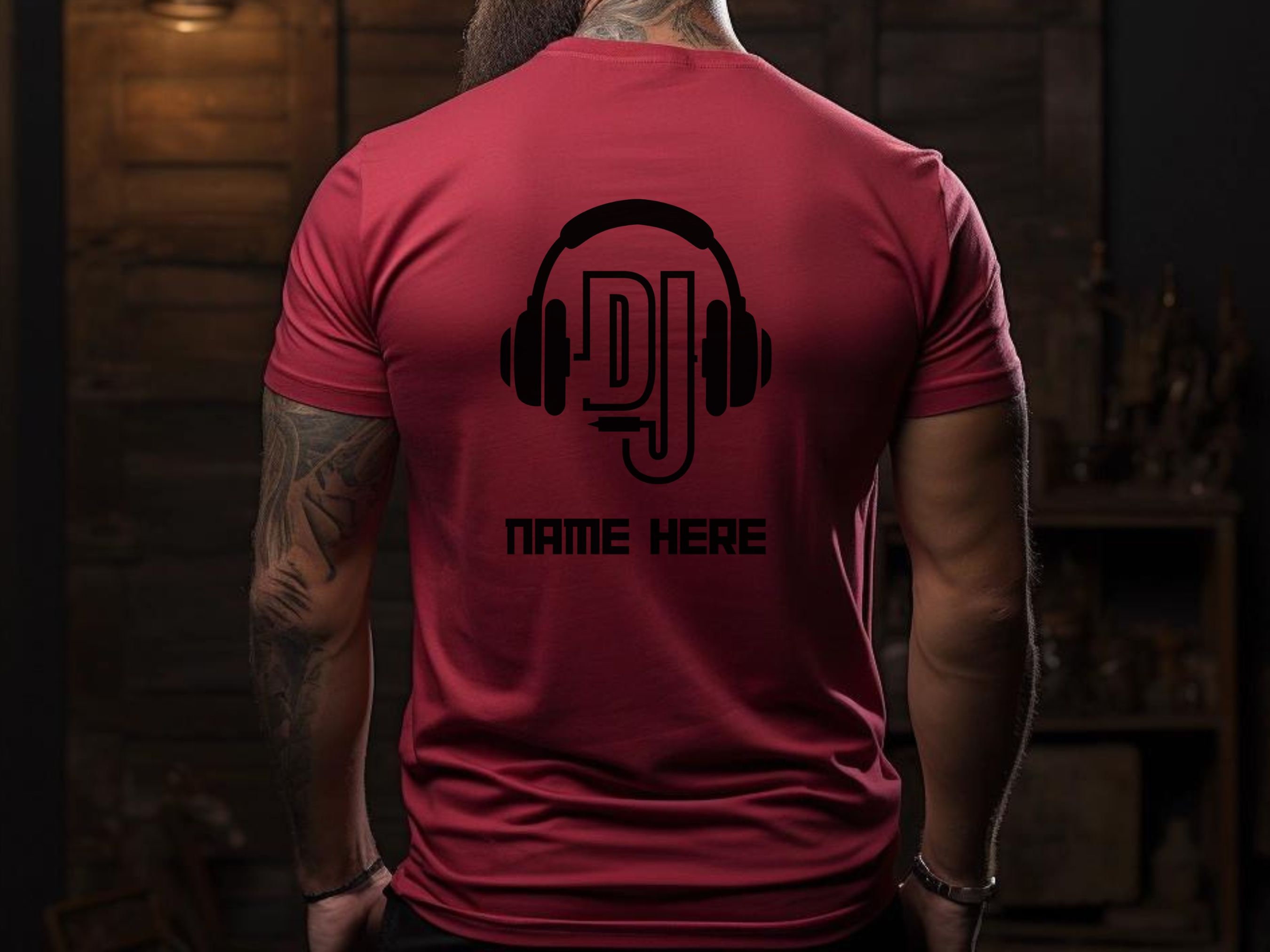 Personalized DJ Vibes: Custom Name Shirt, Funny Disc Jockey Tee, Unique ...