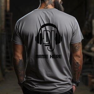 Personalized DJ Vibes: Custom Name Shirt, Funny Disc Jockey Tee, Unique ...