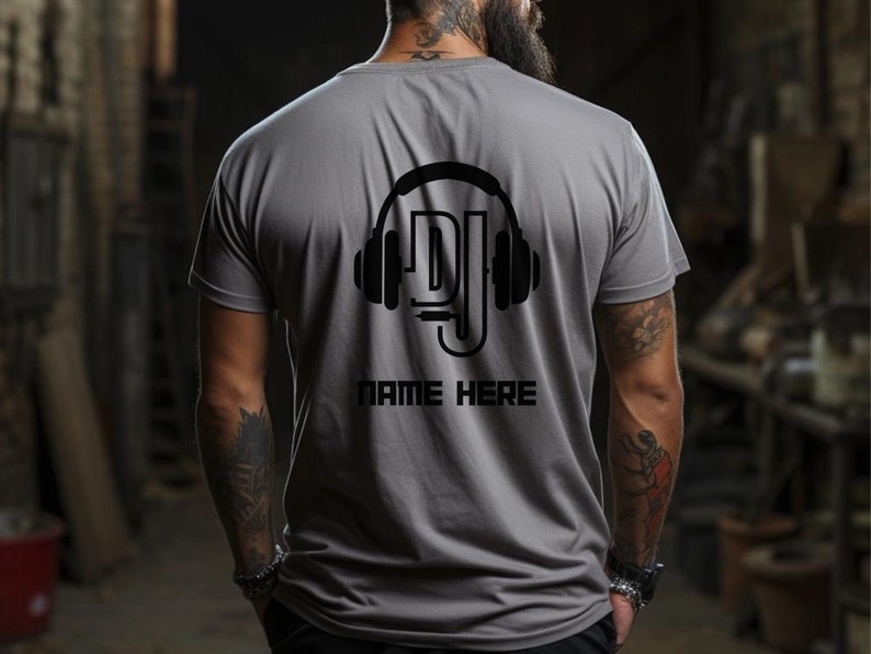 Personalized DJ Vibes: Custom Name Shirt, Funny Disc Jockey Tee, Unique ...