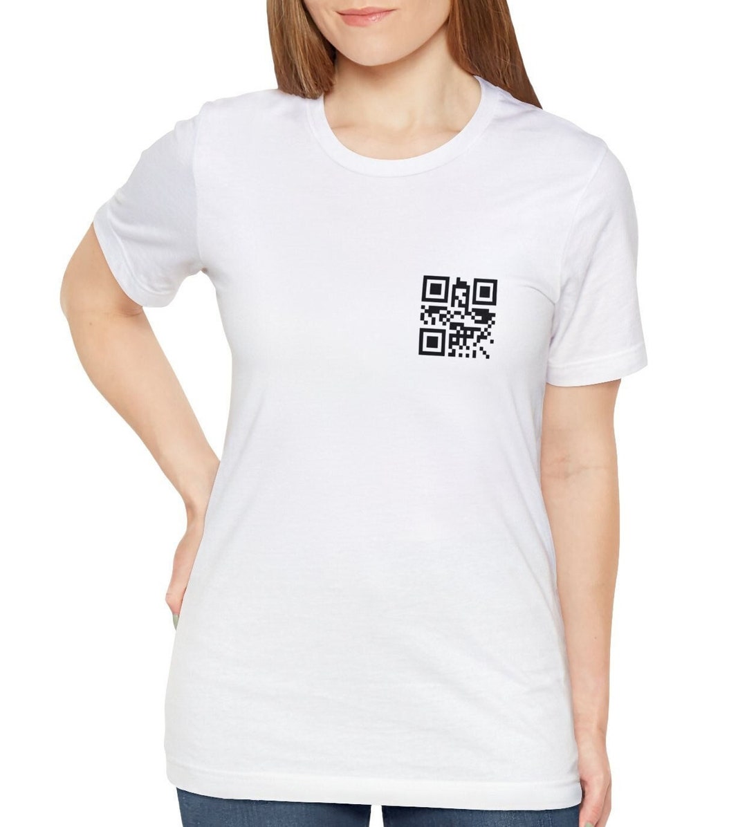 Unisex Funny Fck off T-shirt, QR Code Shirt, Gift for Women or Men, F ...