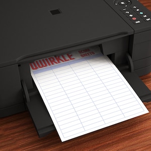 Qwirkle Score Sheet Printable Score Sheet Digital Dowload Game Party - Etsy