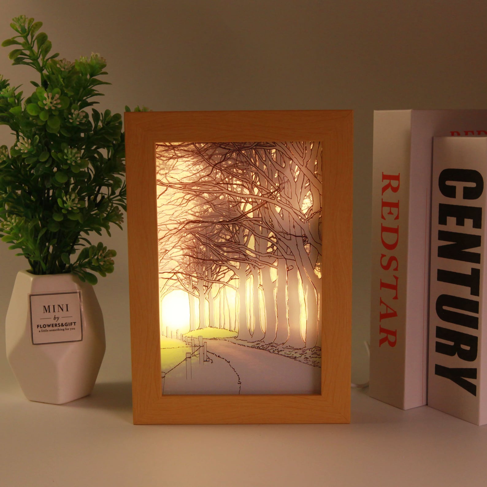 Wall Art Frame Light, the Collision of Light and Art, Light Box, LED ...