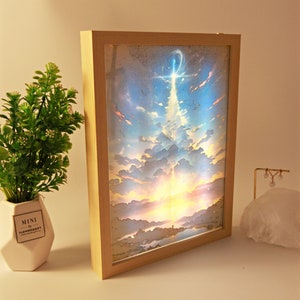 Light-up LED Painting, Wall Art Frame Light, the Collision of Light and ...