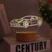 Custom 3D Car Sketch Night Light, Car Guy Gift, Super Car Truck ...