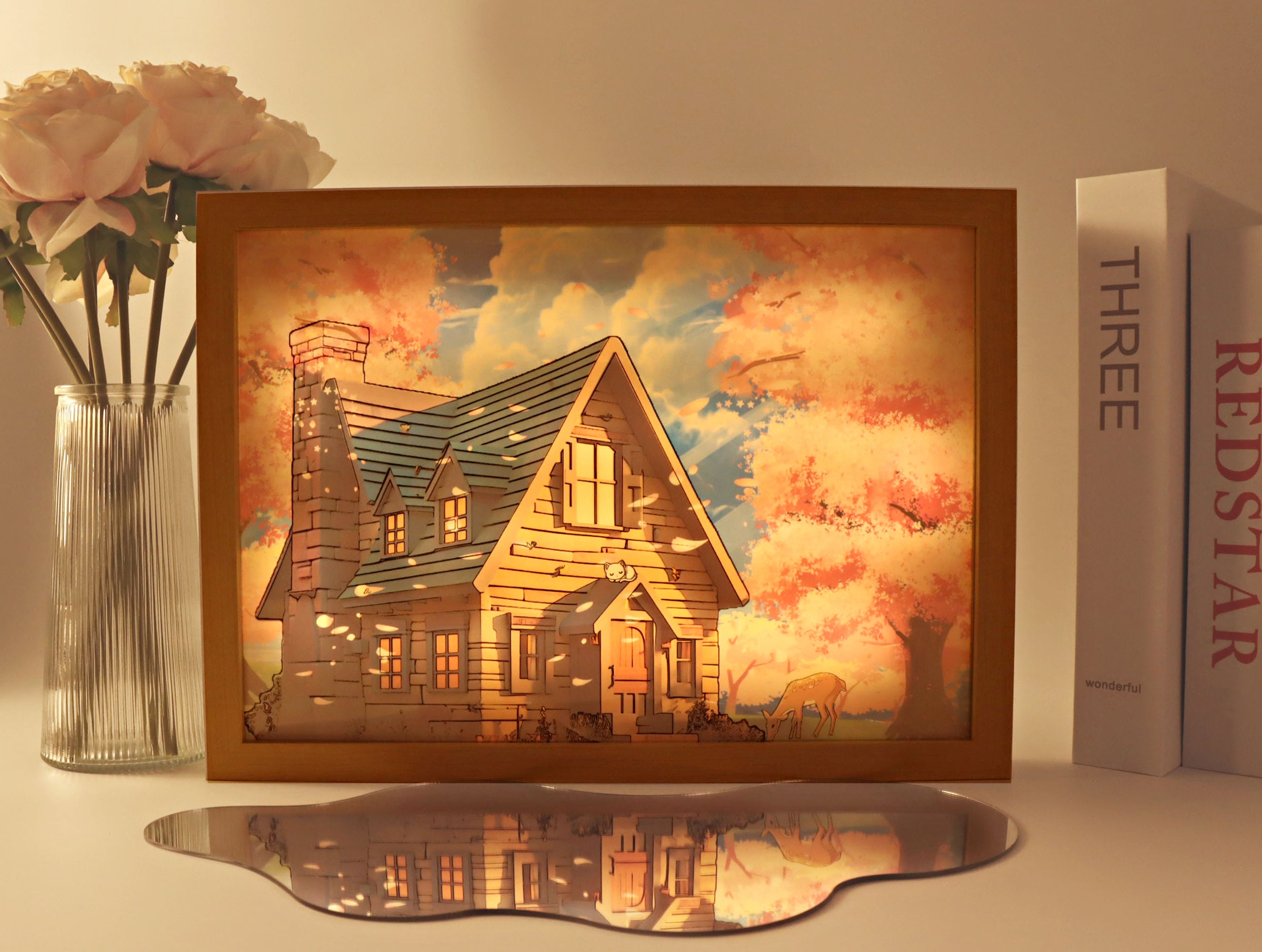 Wall Art Frame Light Picture, Light-up LED Painting, Light Art Painting ...