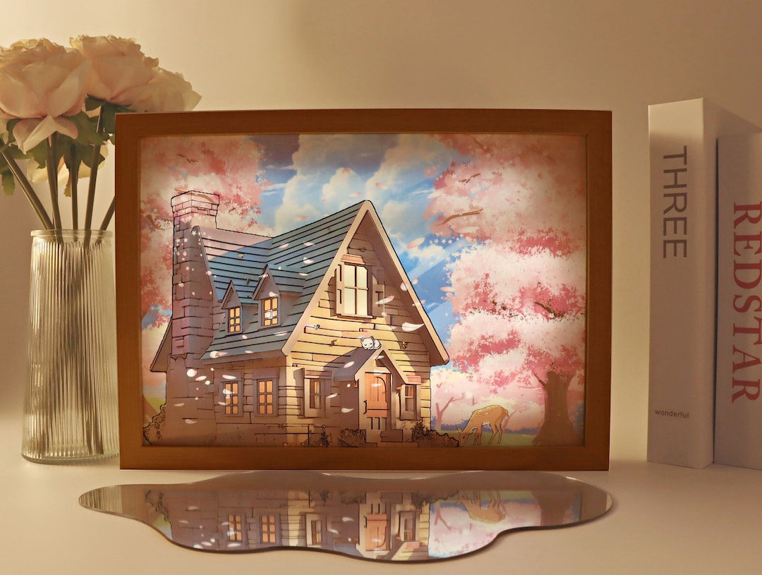 Wall Art Frame Light Picture, Light-up LED Painting, Light Art Painting ...