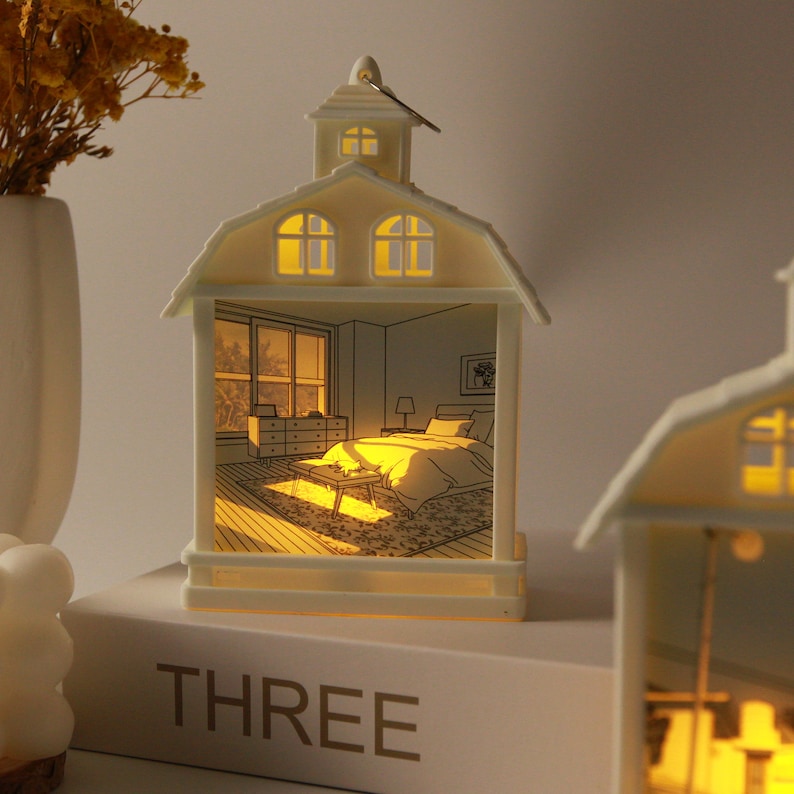 Light Art Painting LED Light and Shadow Painting Frame the - Etsy