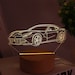 Custom 3D Car Sketch Night Light, Car Guy Gift, Super Car Truck ...