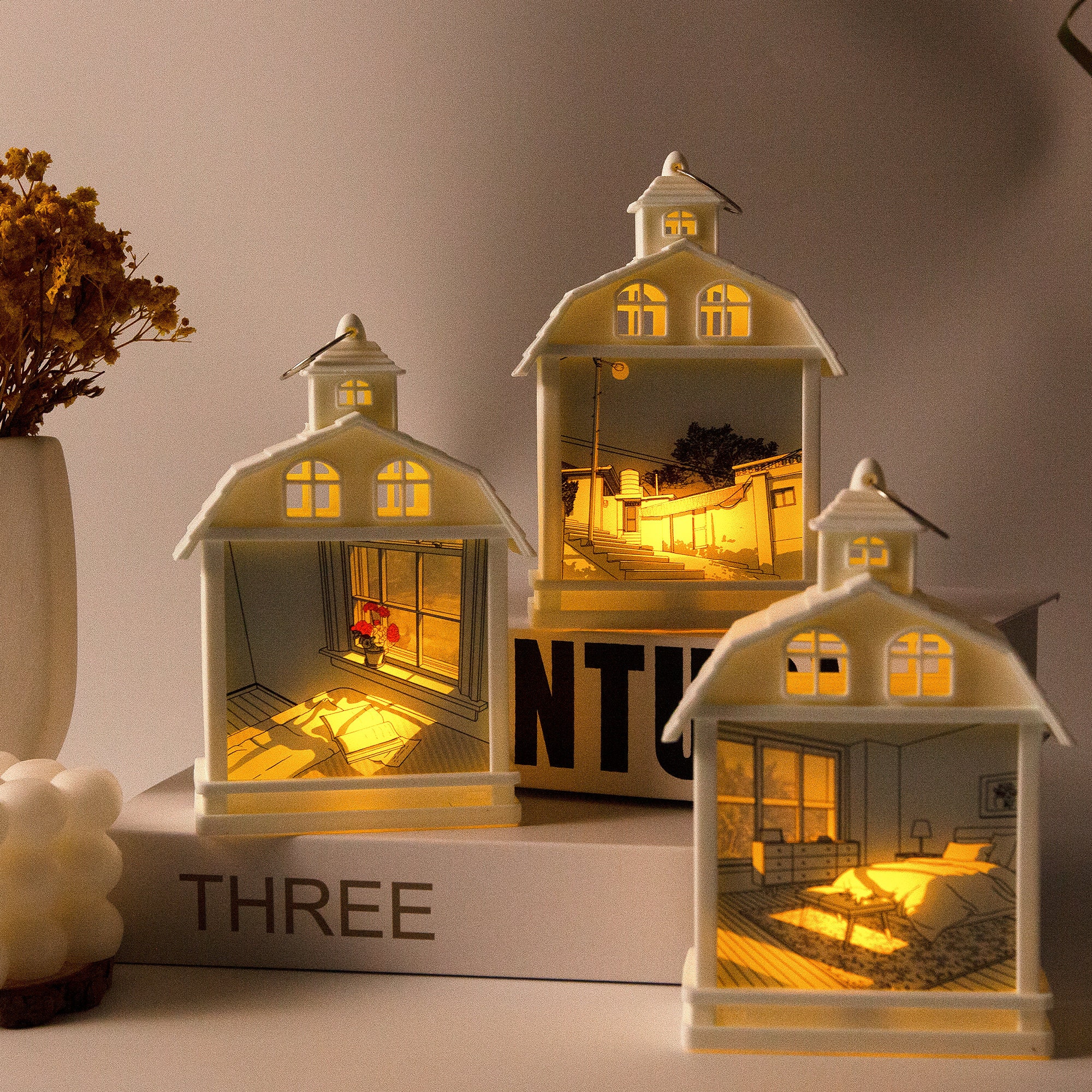 Light Art Painting LED Light and Shadow Painting Frame the - Etsy