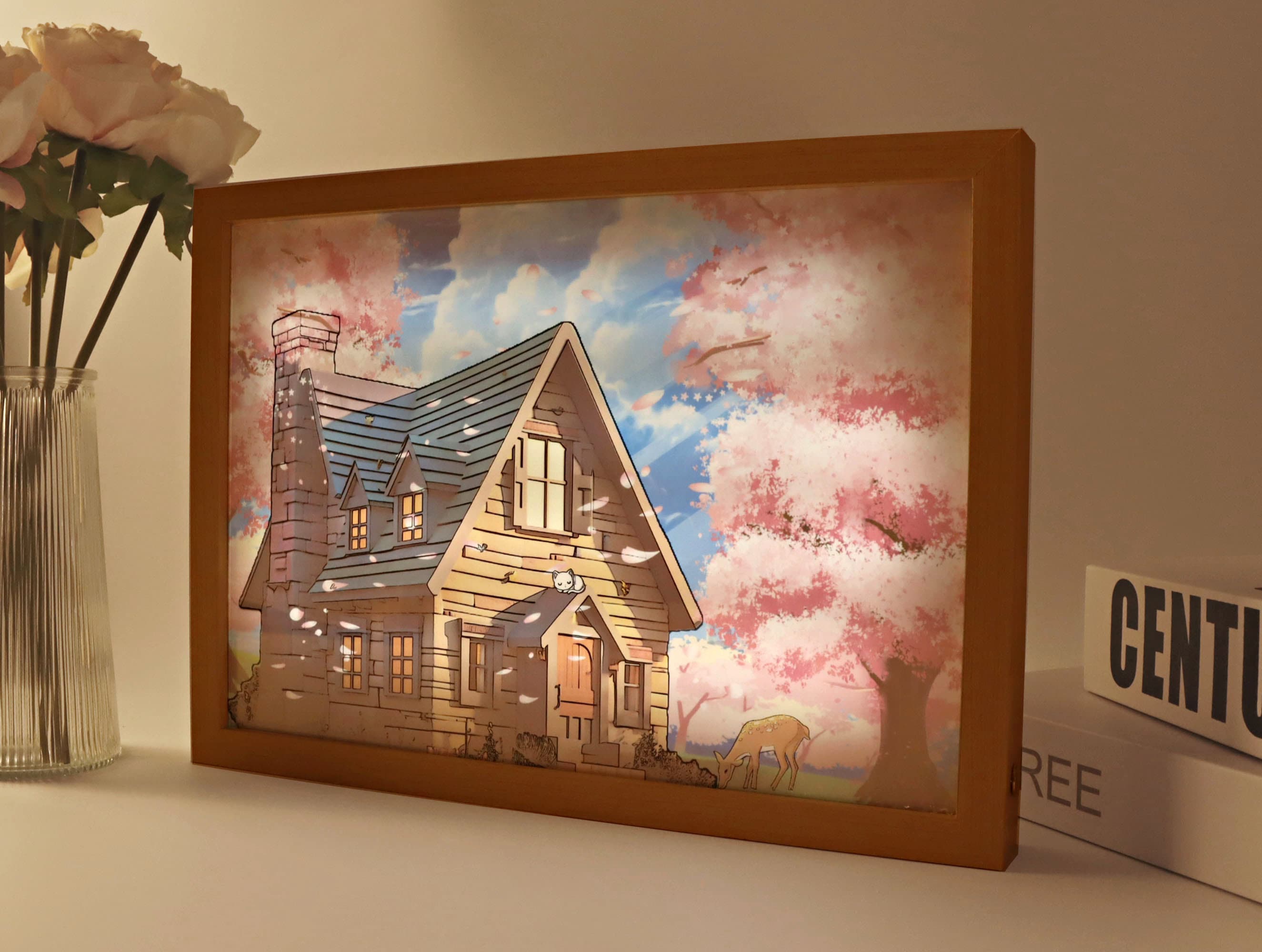 Wall Art Frame Light Picture, Light-up LED Painting, Light Art Painting ...