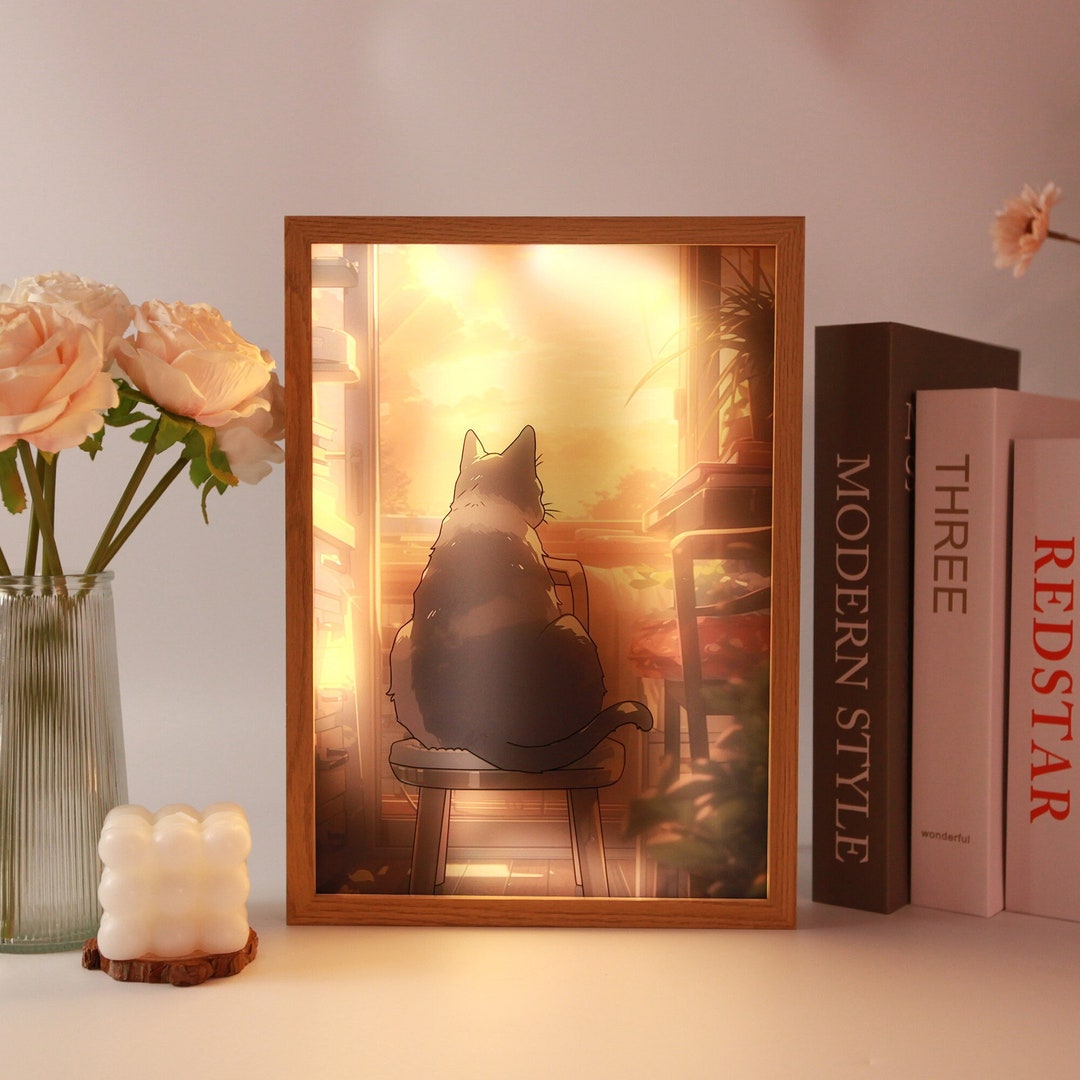 Wall Art Frame Light, the Collision of Light and Art, Light Box, LED ...