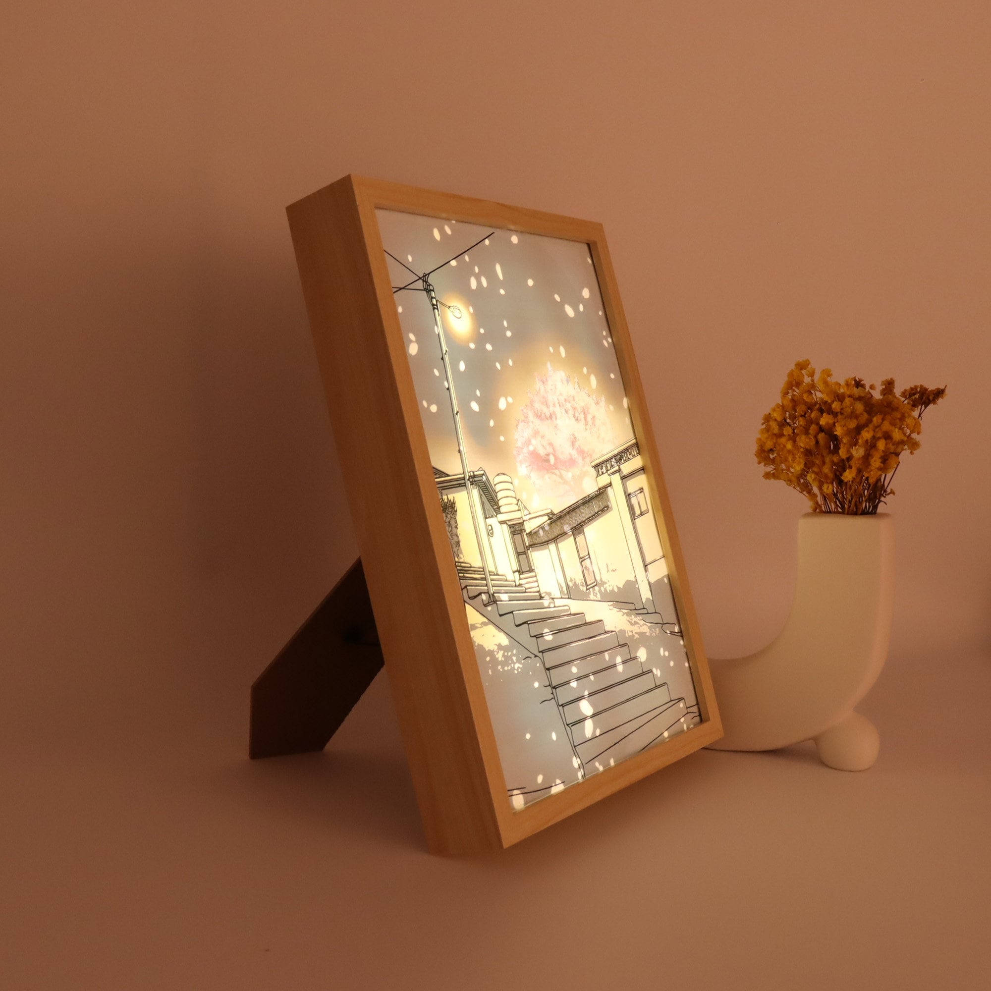 Light-up LED Painting the Collision of Light and Art Wall - Etsy