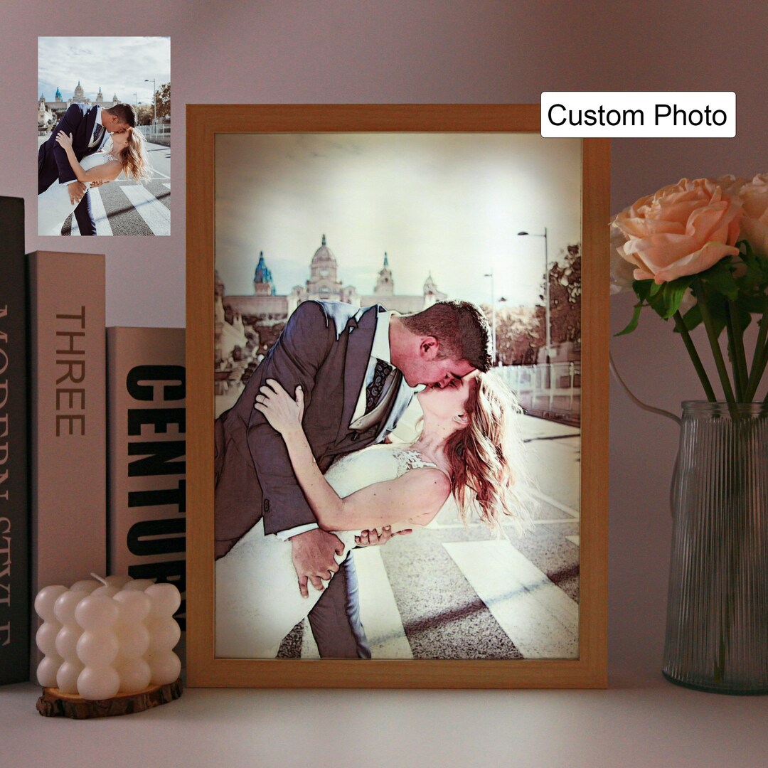 Custom Wall Art Frame Light, Personalized Light Art Painting, the ...