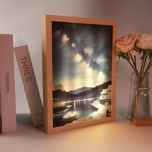 Wall Art Frame Light, the Collision of Light and Art, Light Box, LED ...