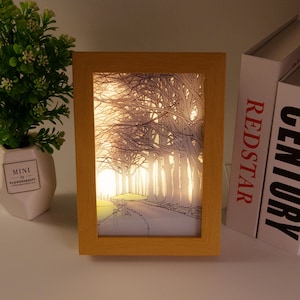 Wall Art Frame Light, the Collision of Light and Art, Light Box, LED ...