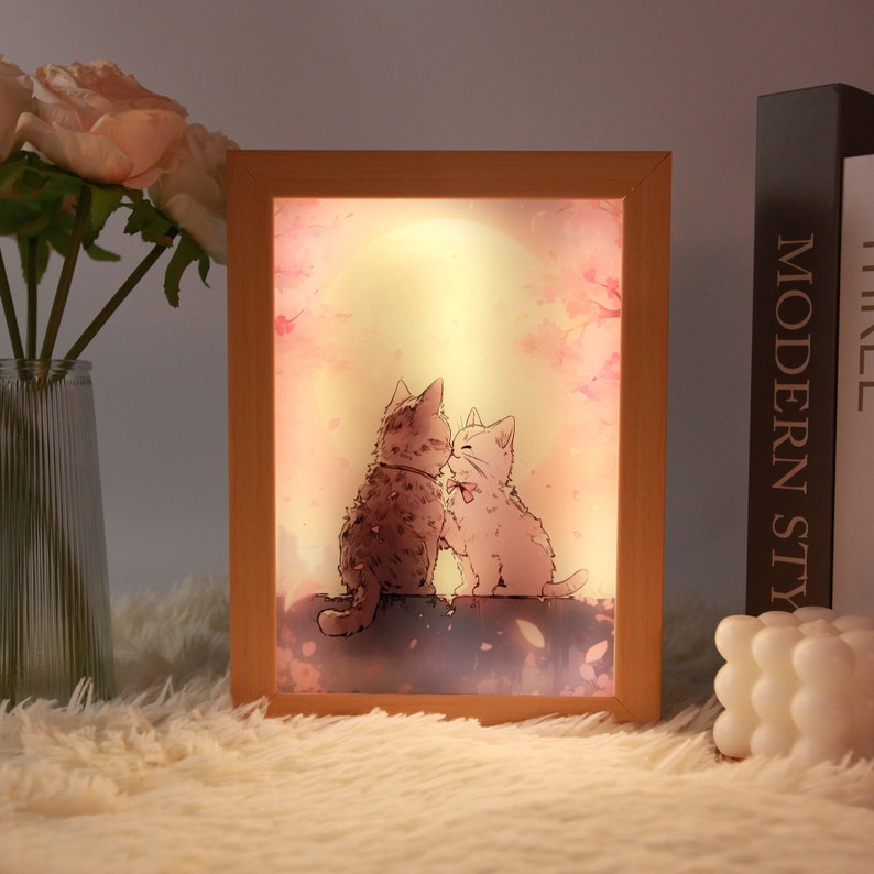 Wall Art Frame Light, the Collision of Light and Art, Light Box, LED ... Wall Art Frame Light, the Collision of Light and Art, Light Box, LED ...