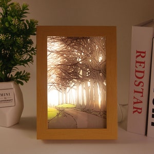 Wall Art Frame Light, the Collision of Light and Art, Light Box, LED ...