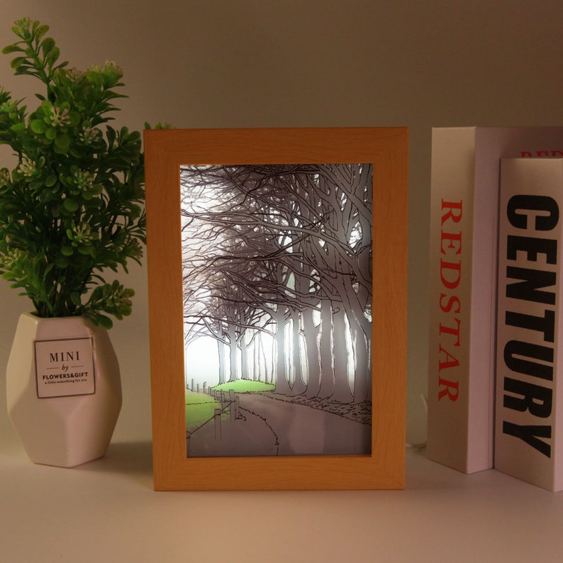 Wall Art Frame Light, the Collision of Light and Art, Light Box, LED ... Wall Art Frame Light, the Collision of Light and Art, Light Box, LED ...