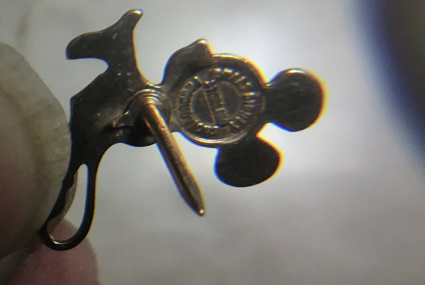 Vintage Sterling Silver Mickey Mouse Pin - Etsy