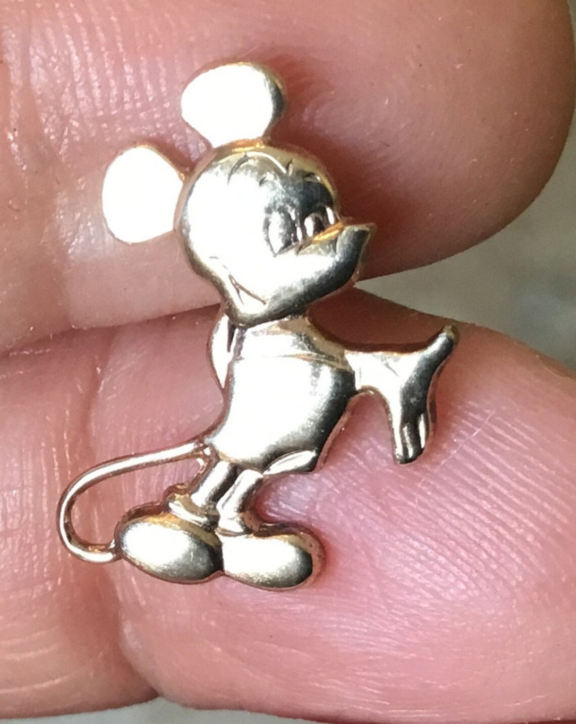 Vintage Sterling Silver Mickey Mouse Pin - Etsy