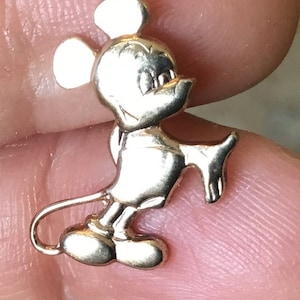 Vintage Sterling Silver Mickey Mouse Pin - Etsy