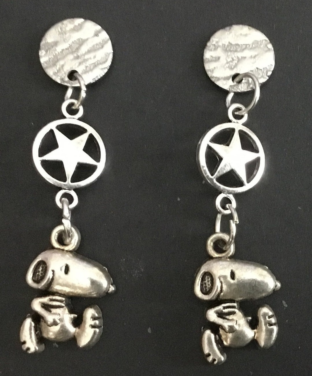 Snoopy Stud Earrings - Etsy