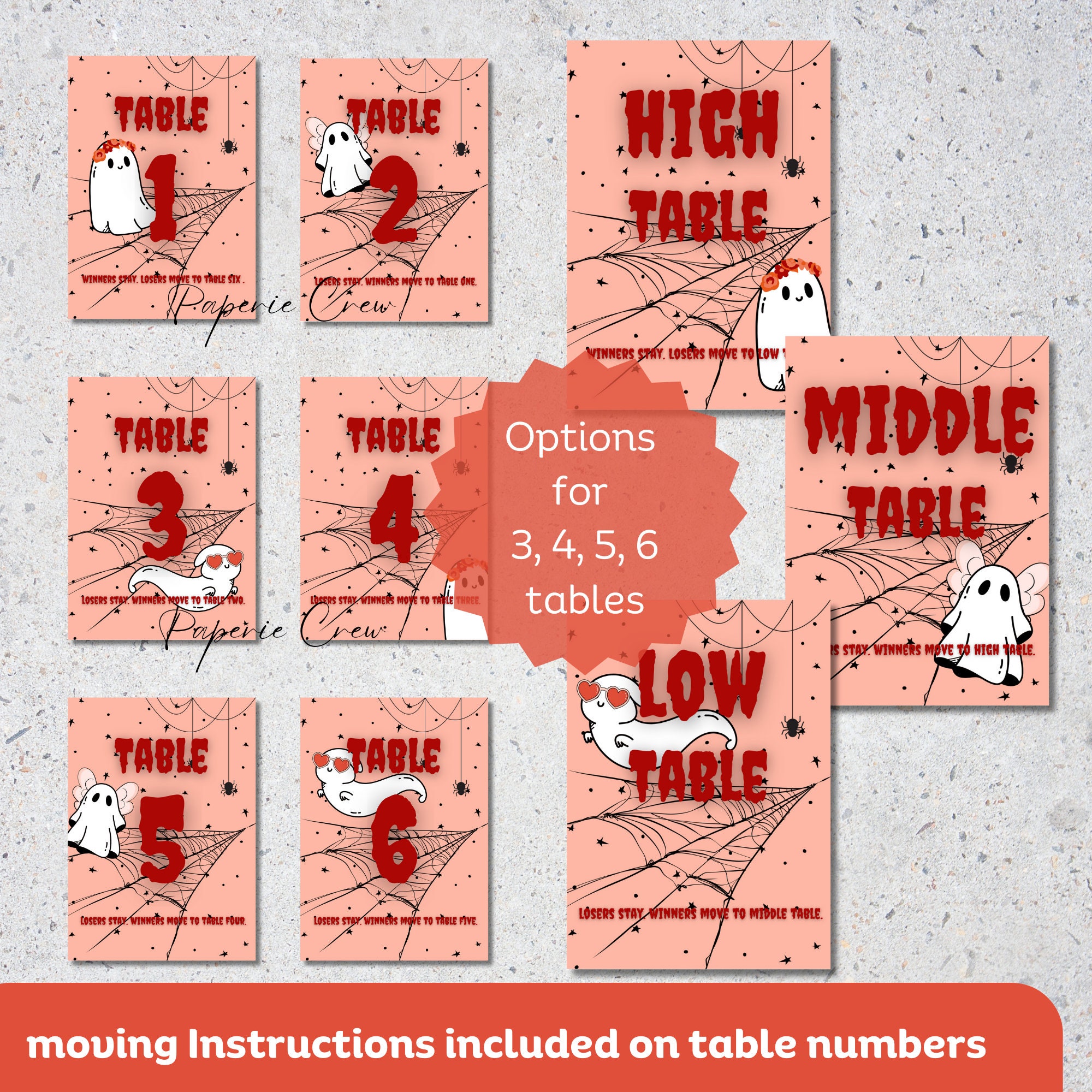 Halloween Bunco, Printable Ghouls Nite Bunco Set With Score Sheets ...