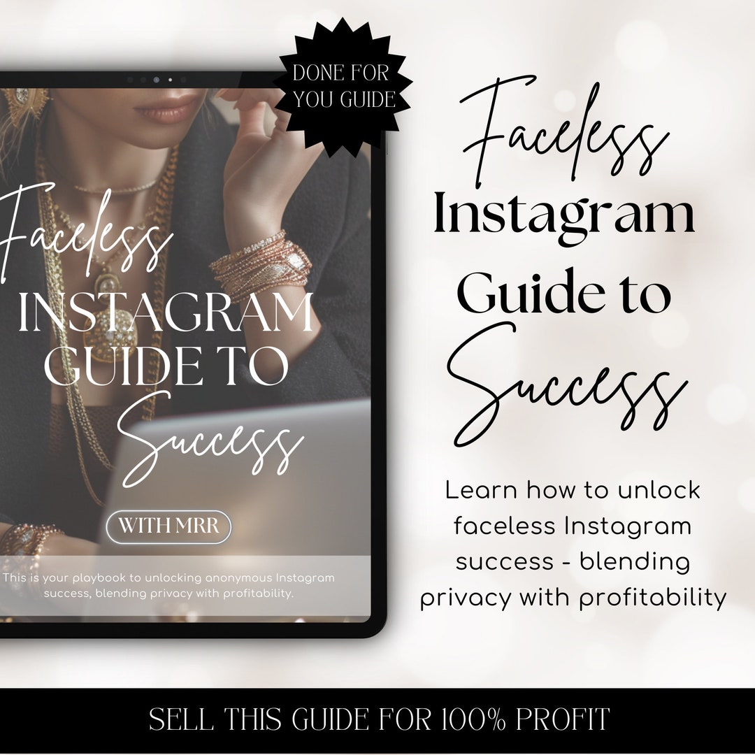 Faceless Digital Marketing, Ultimate Faceless Ebook,how to Sell Online ...