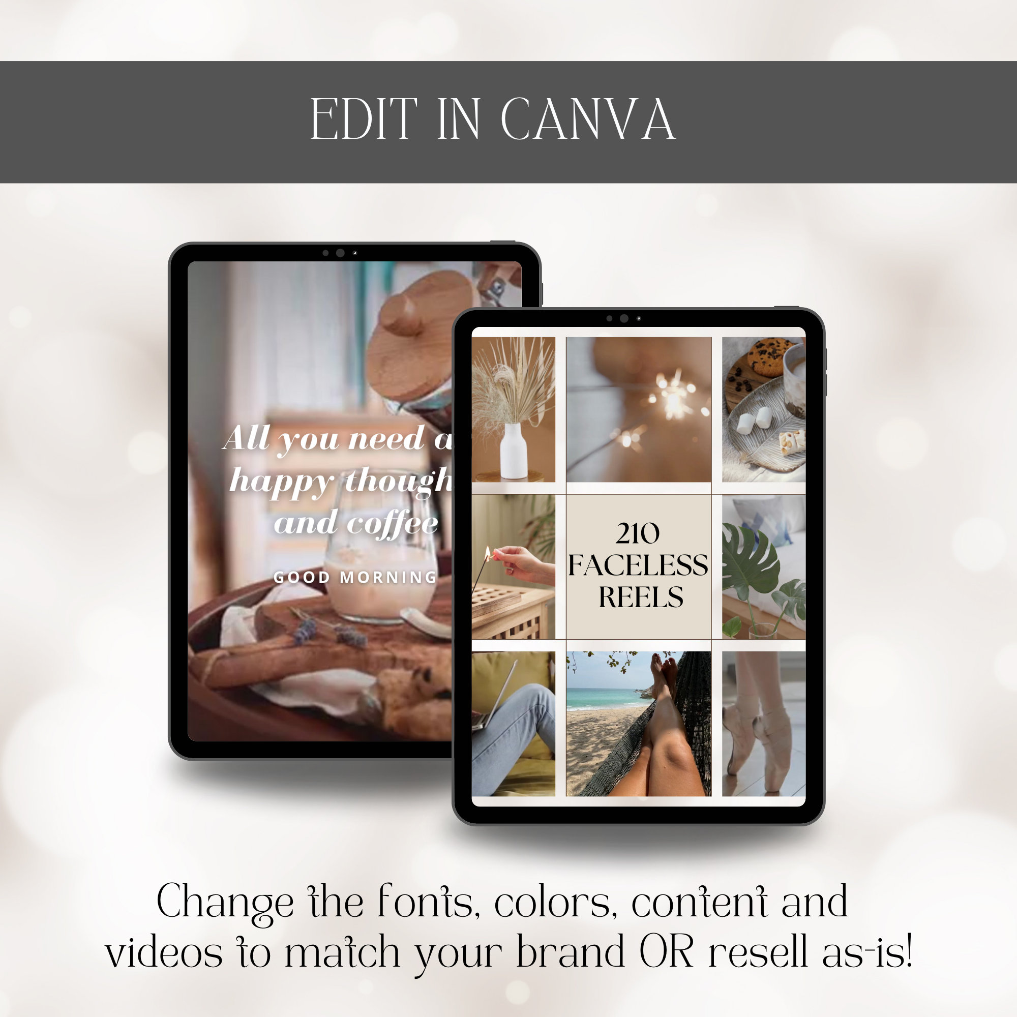 210 Aesthetic Instagram Reel Templates, Aesthetic Reels, Reels Canva ...