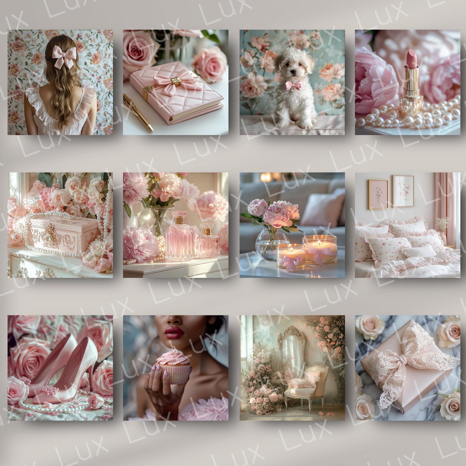 45 Coquette Aesthetic Pastel Pink Stock Photos | Feminine Digital ...