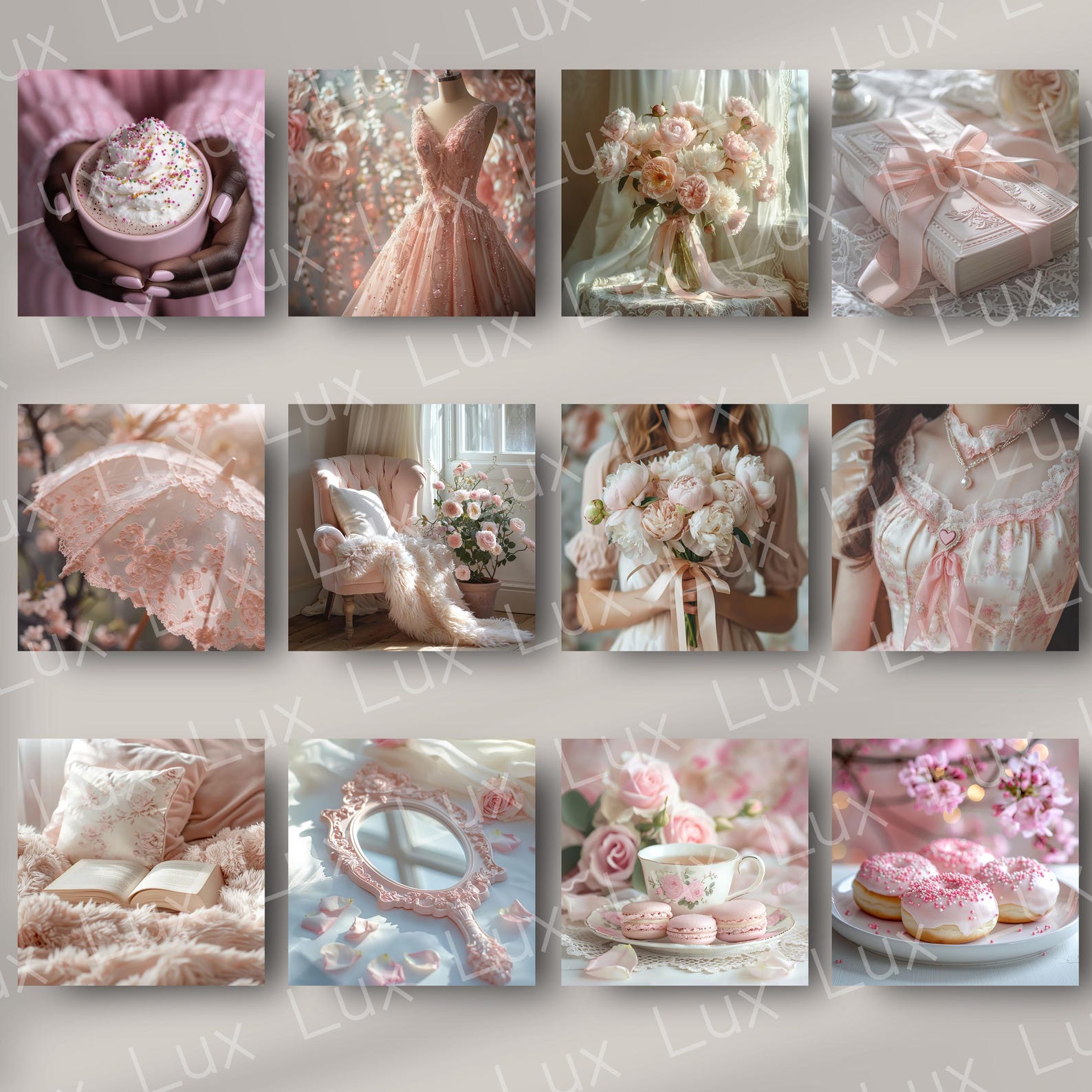 45 Coquette Aesthetic Pastel Pink Stock Photos | Feminine Digital ...