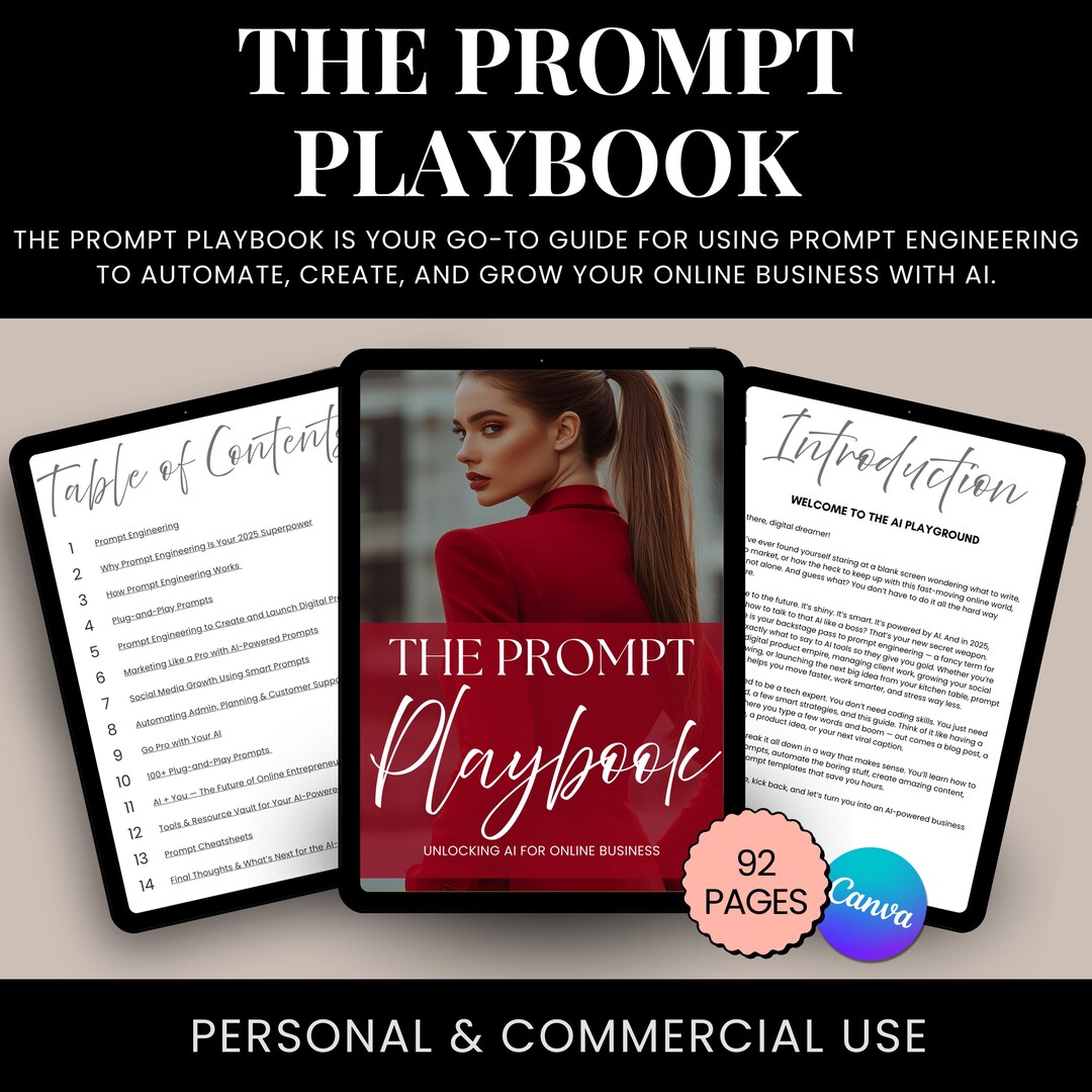 Prompt Playbook | AI Prompt Engineering Guide for Chatgpt & Business ...