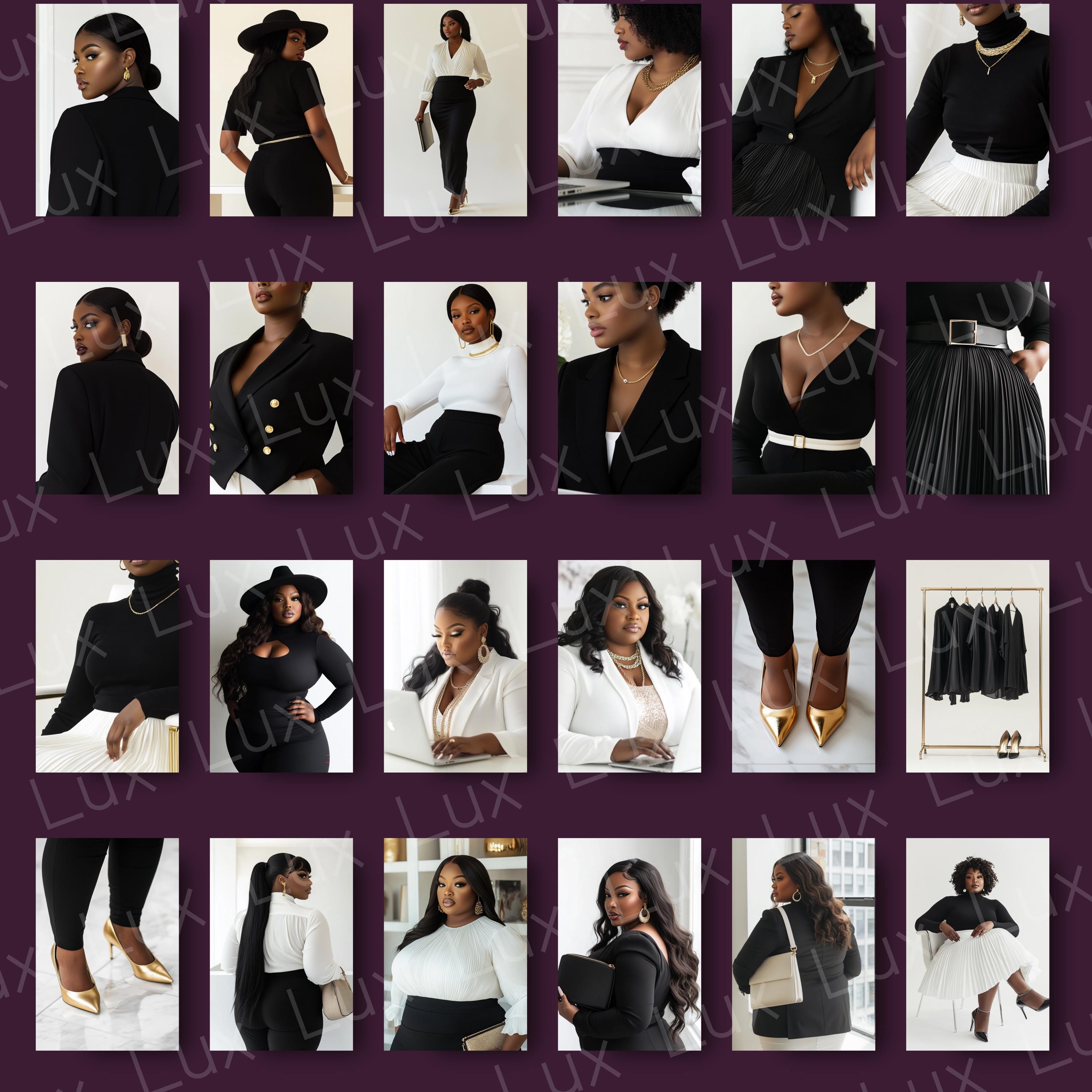 Plus Size Melanin Lifestyle Stock Photos | Inclusive Branding Images ...