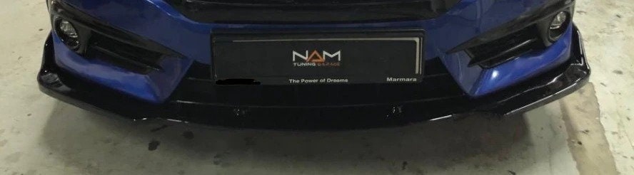 For Honda Civic 10th Gen Front Bumper Lip Splitter Body Kit - Etsy