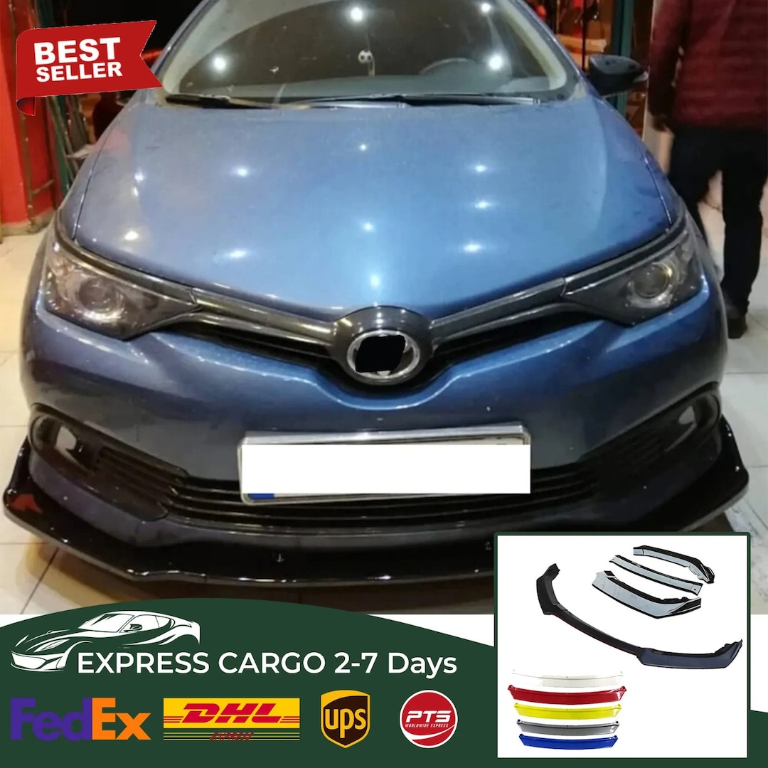 For Toyota Auris Front Bumper Lip Splitter Body Kit Spoiler - Etsy